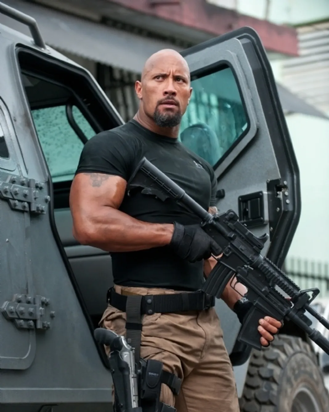 Dwayne Johnson In Gi Joe 2