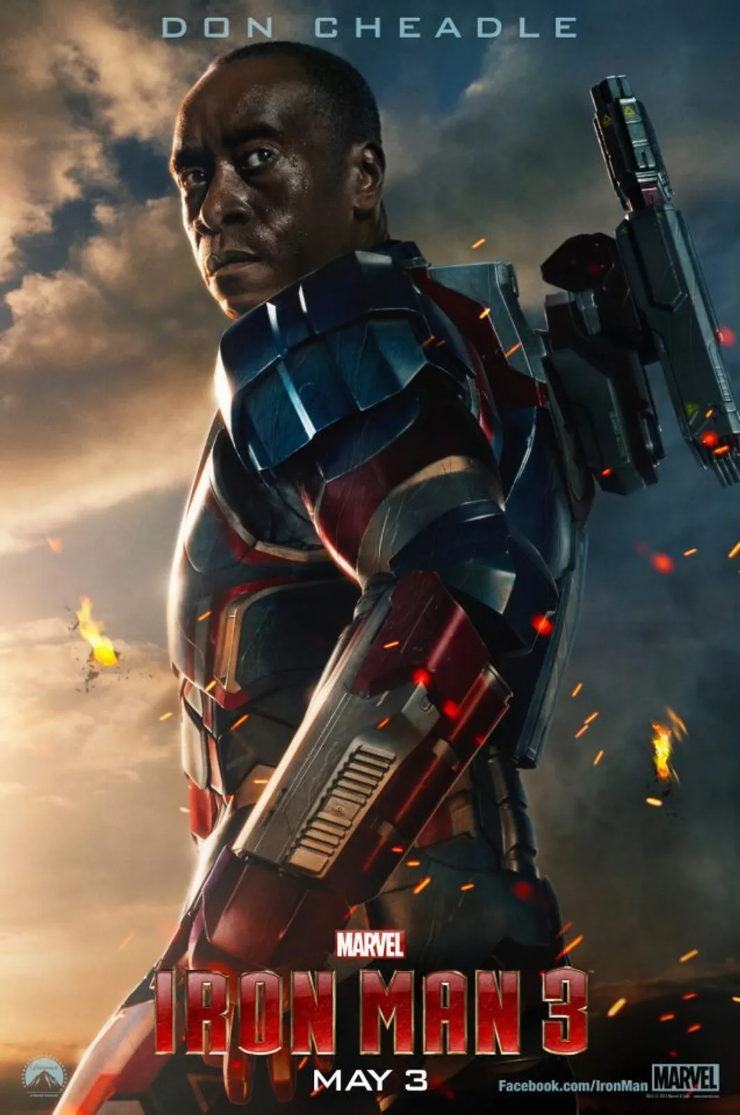 'Iron Man 3': Introducing Don Cheadle's Brand New Character — POSTER ...